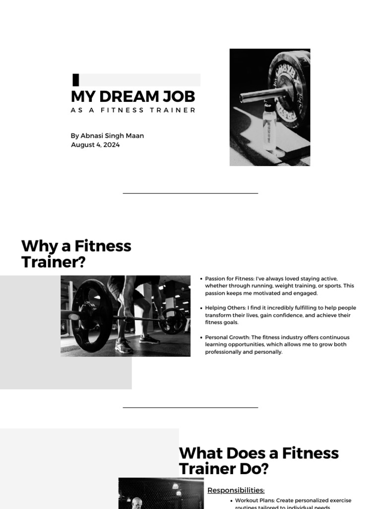 Fitness Trainer Career Guide | PDF