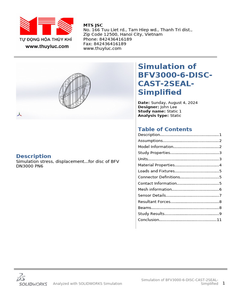 BFV3000-6-DISC-CAST-2SEAL-Simplified-Static 1-2 | PDF