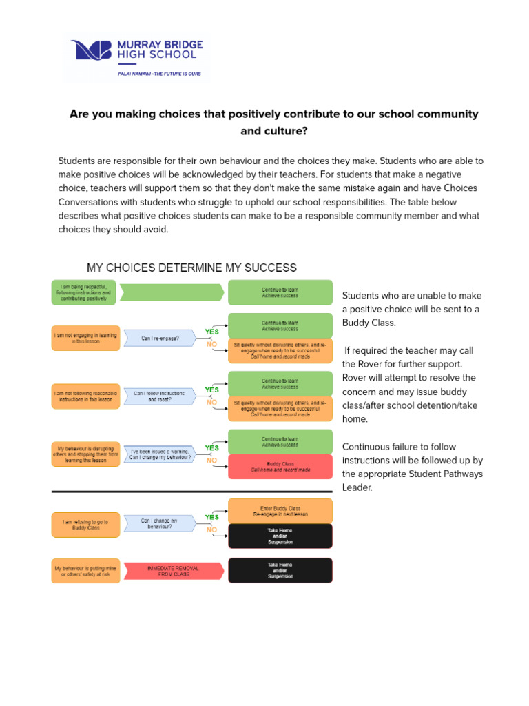 Positive Choices for School Community | PDF | Wellness