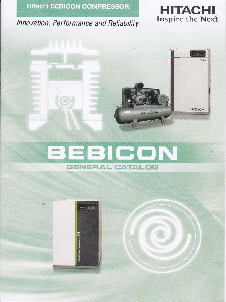 Catalog Hitachi Bebicon Compressor | PDF
