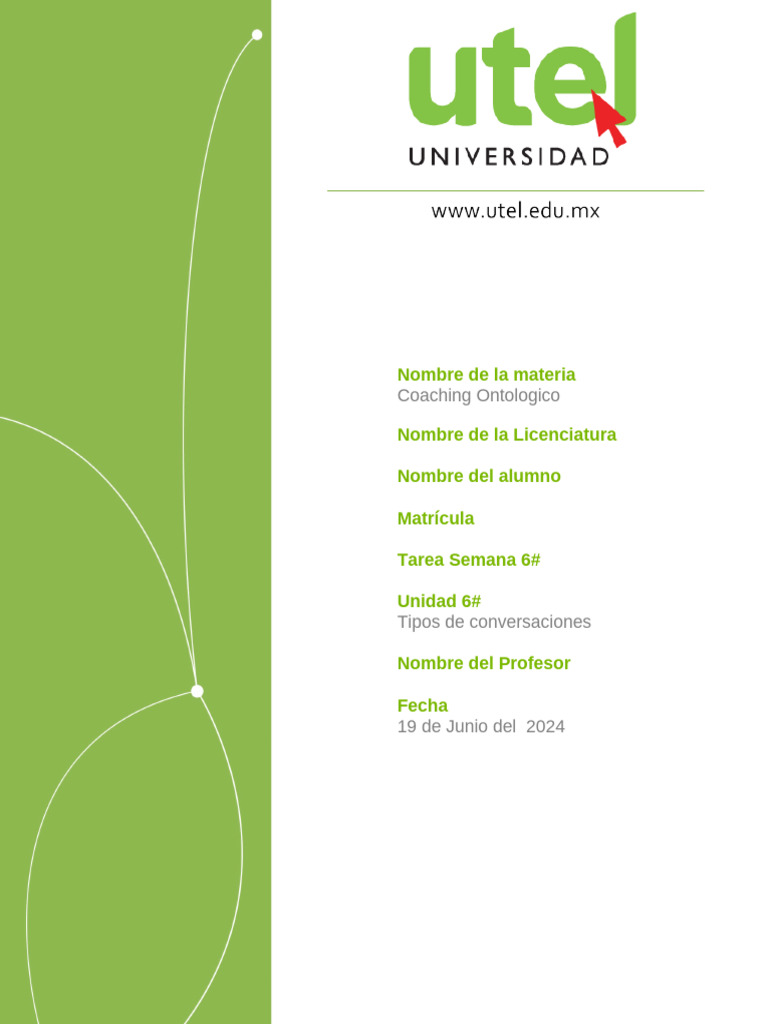 TAREA S6 Coaching Ontologico | PDF