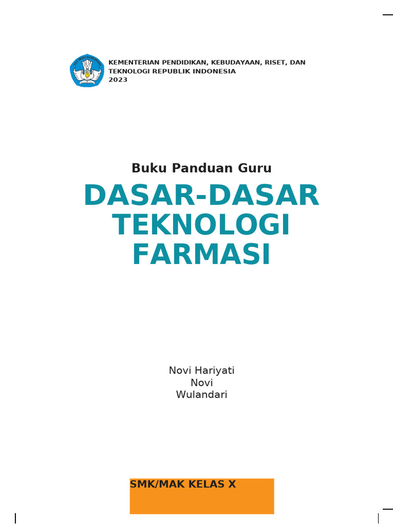 Modul DDK X Farmasi | PDF