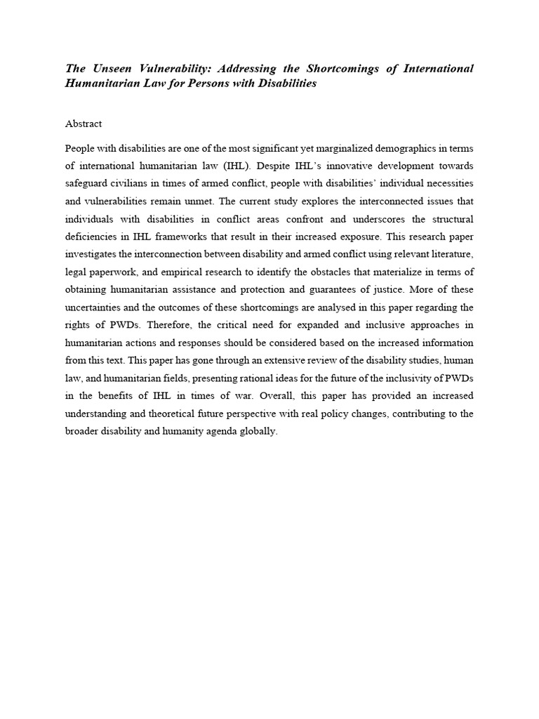 Abstract - Research Paper | PDF