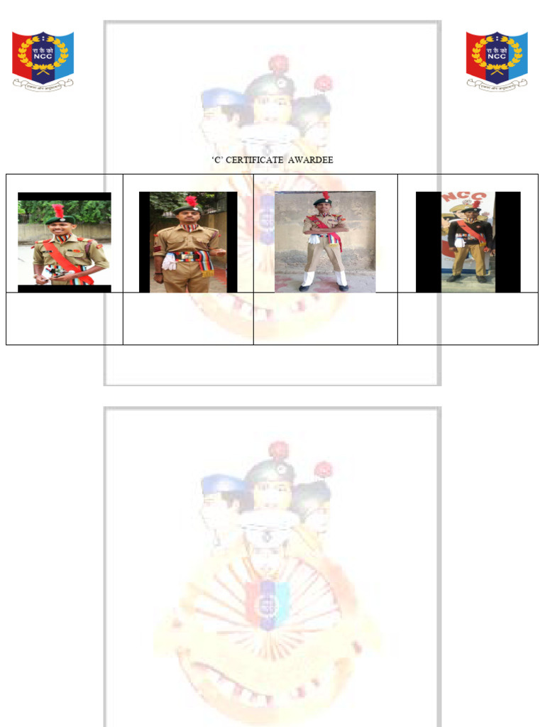 NCC A Certificate | PDF