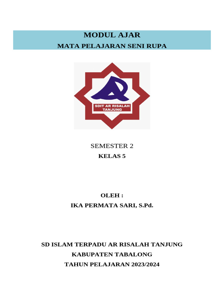 Cover Bab 1-3 Ipas Modul Ajar | PDF