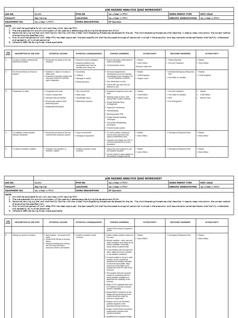 01-JHA - DP Operation | PDF