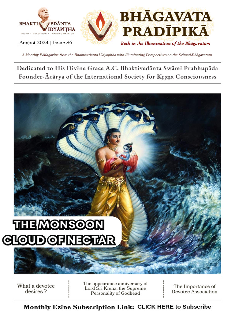 Bhagavata Pradipika#86 Aug2024-2 | PDF