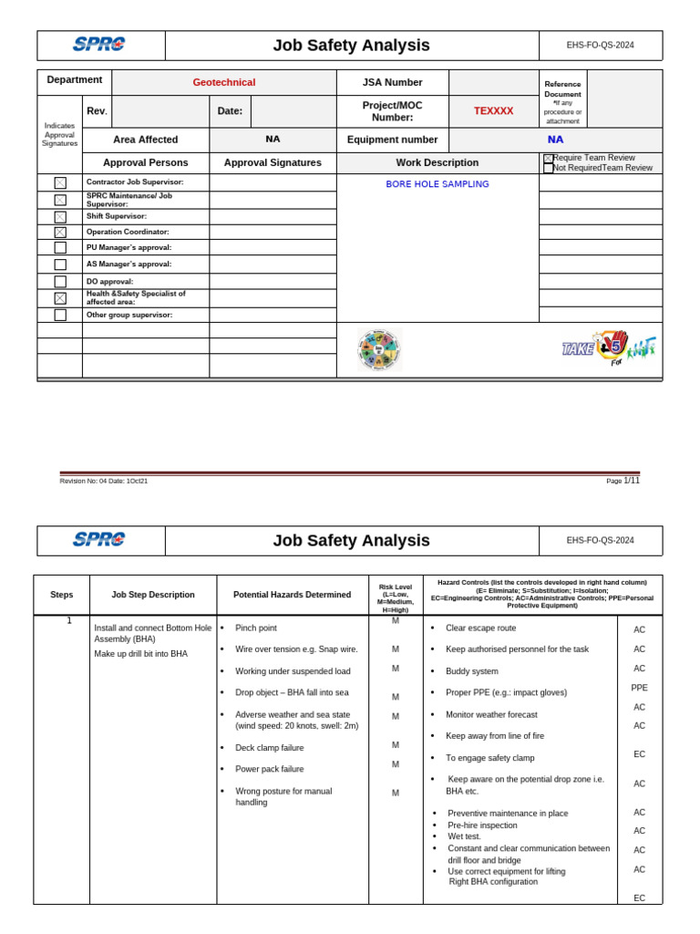 4.bore Hole Sampling | PDF