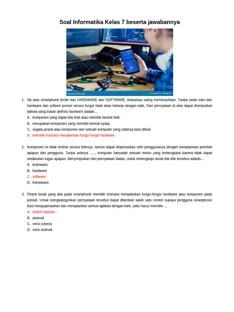 Soal Informatika | PDF