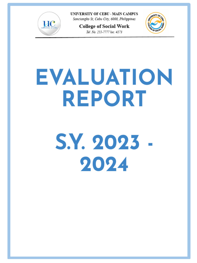 Evaluation Reports | PDF