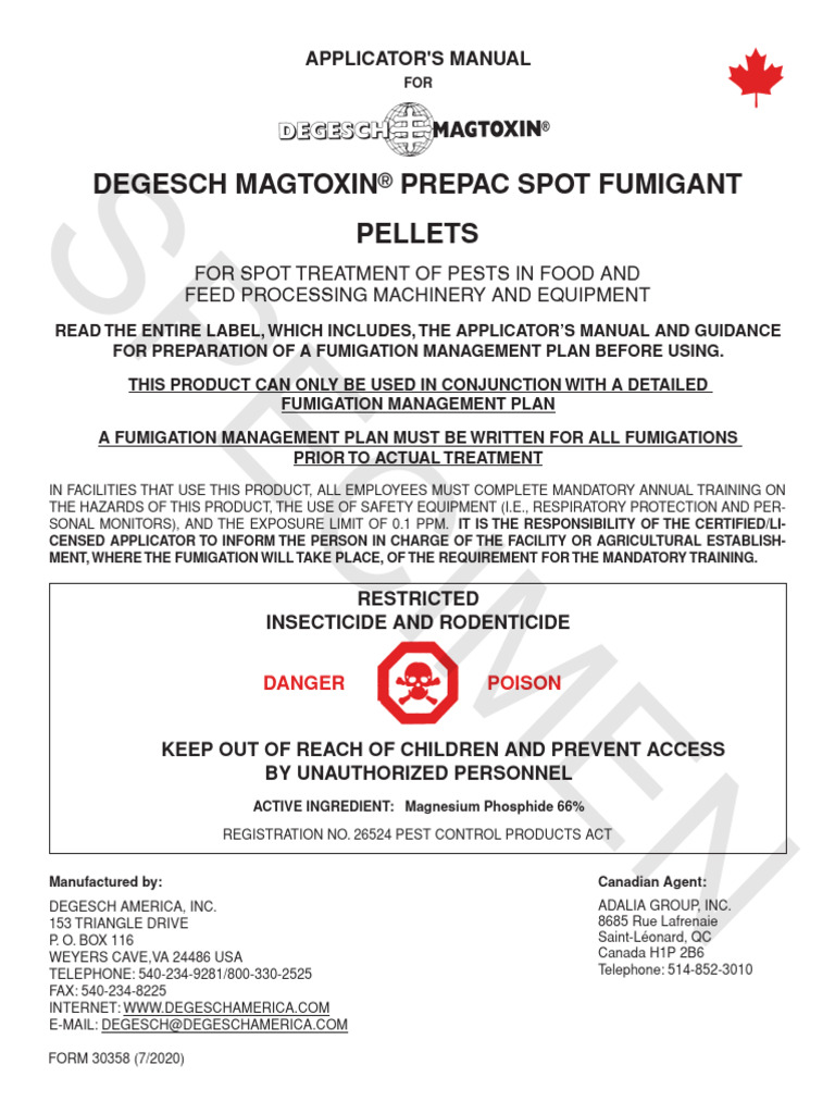 Magtoxin Spot Manual English | PDF