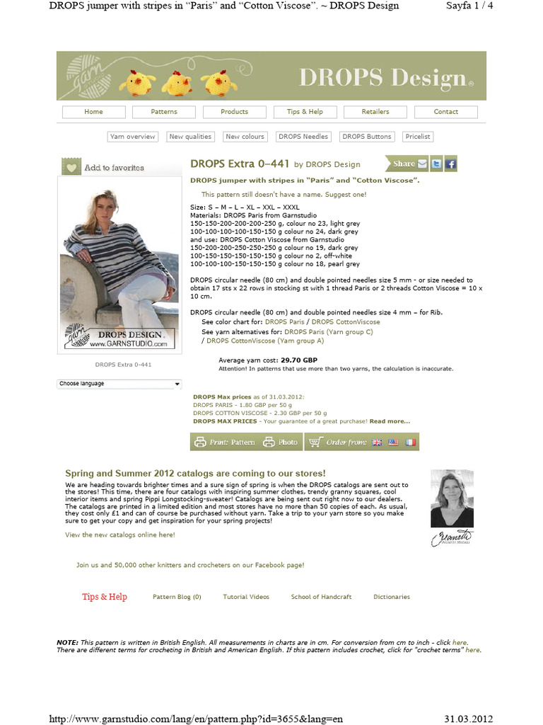 DROPS Extra 0-441: Yarn Overview New Qualities New Colours DROPS ...