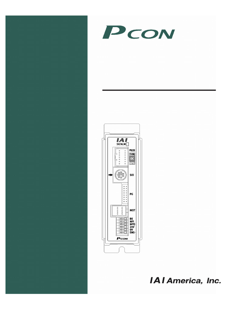 PCON-PL PO Controller | PDF