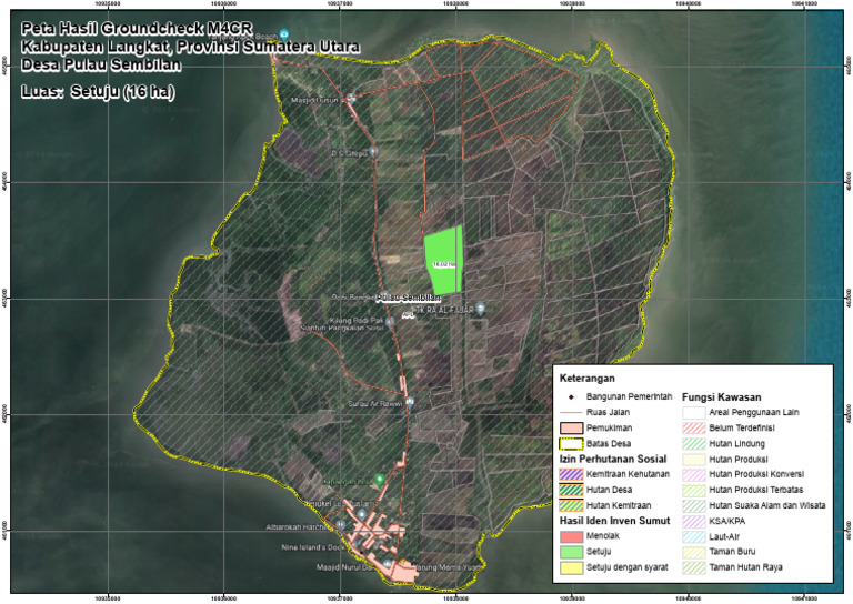 Langkat - Desa Pulau Sembilan | PDF