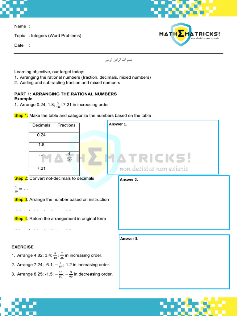 G7 - Integer 2 | PDF