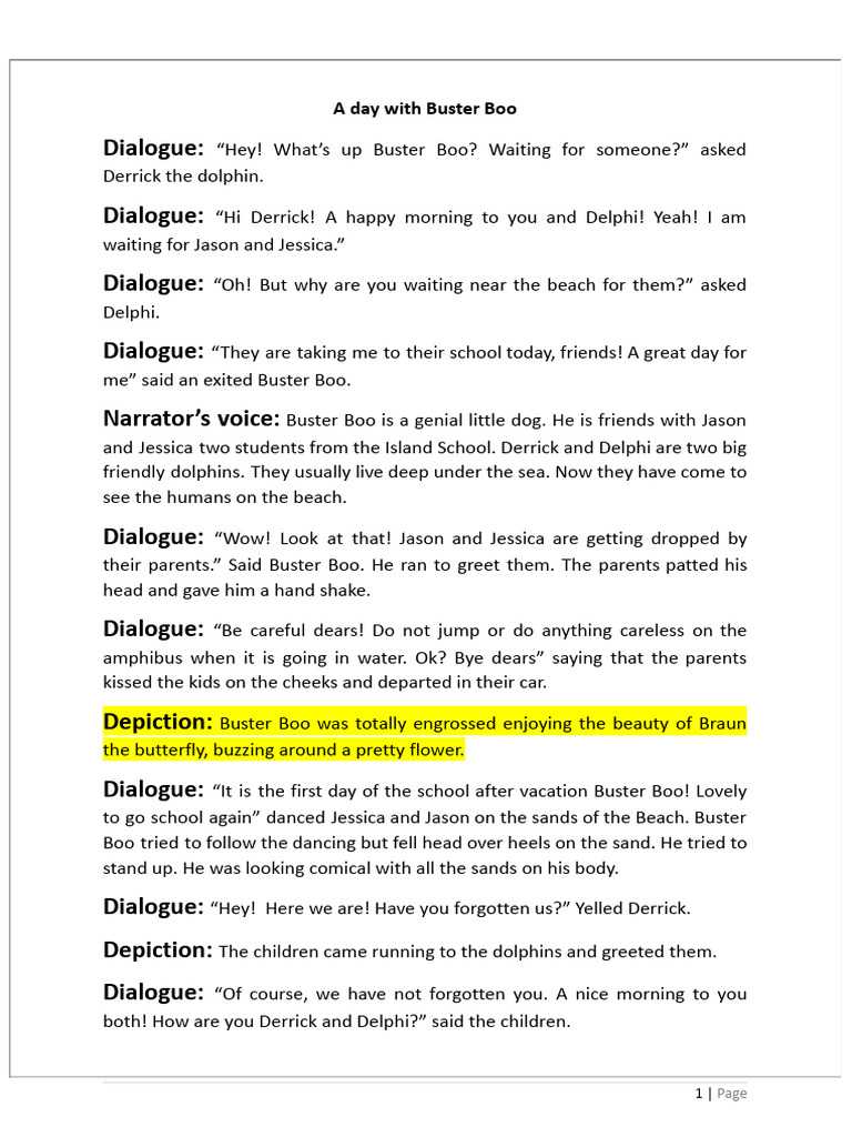 Topic 1 Unit 1 UKG Dialogues | PDF