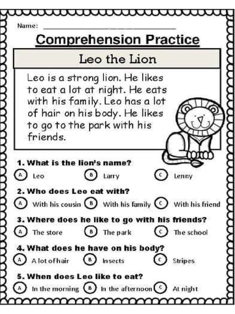 Leo The Lion | PDF