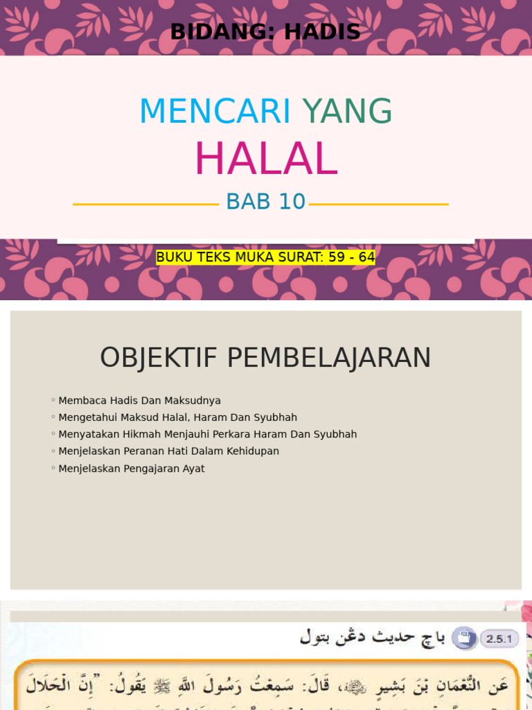 Bab 10 Mencari Yang Halal | PDF