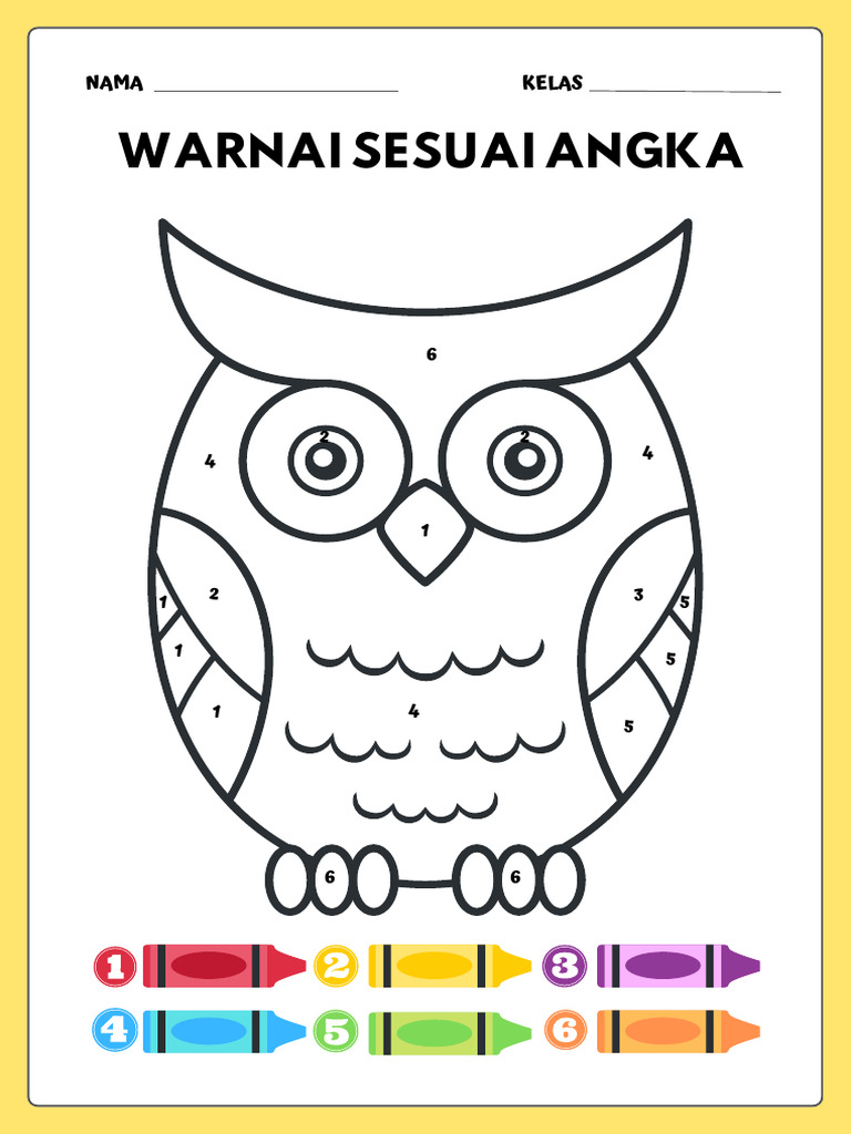 Mewarnai Owl | PDF