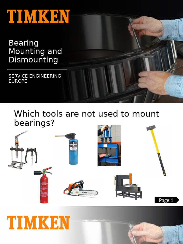 4 Bearing Mounting and Dismounting | PDF