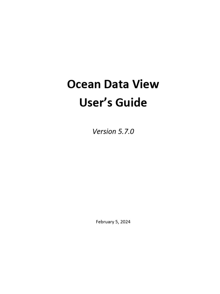 ODV Guide | PDF