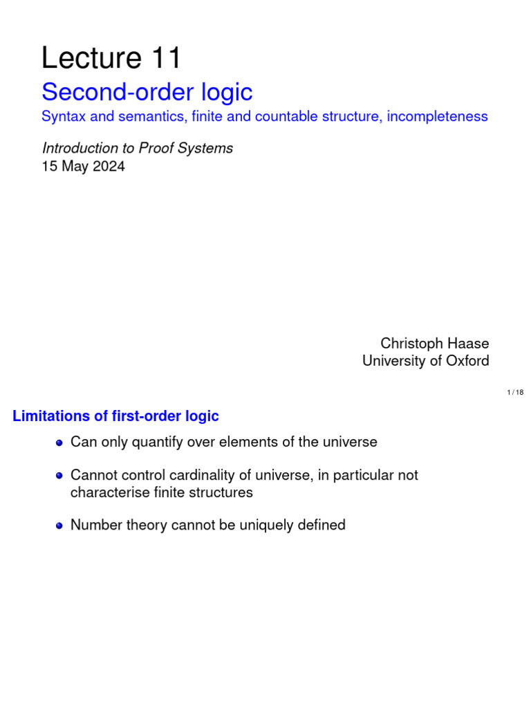 Lecture11 Slides | PDF