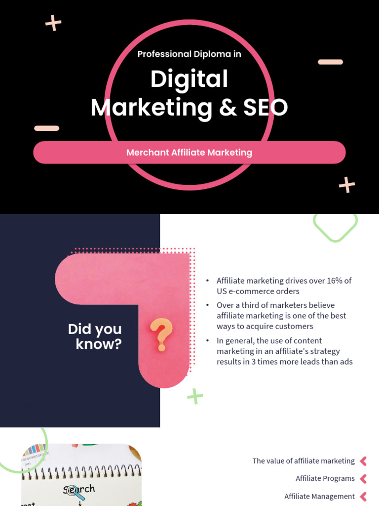 Digital Marketing & SEO Lesson 29 Slides | PDF