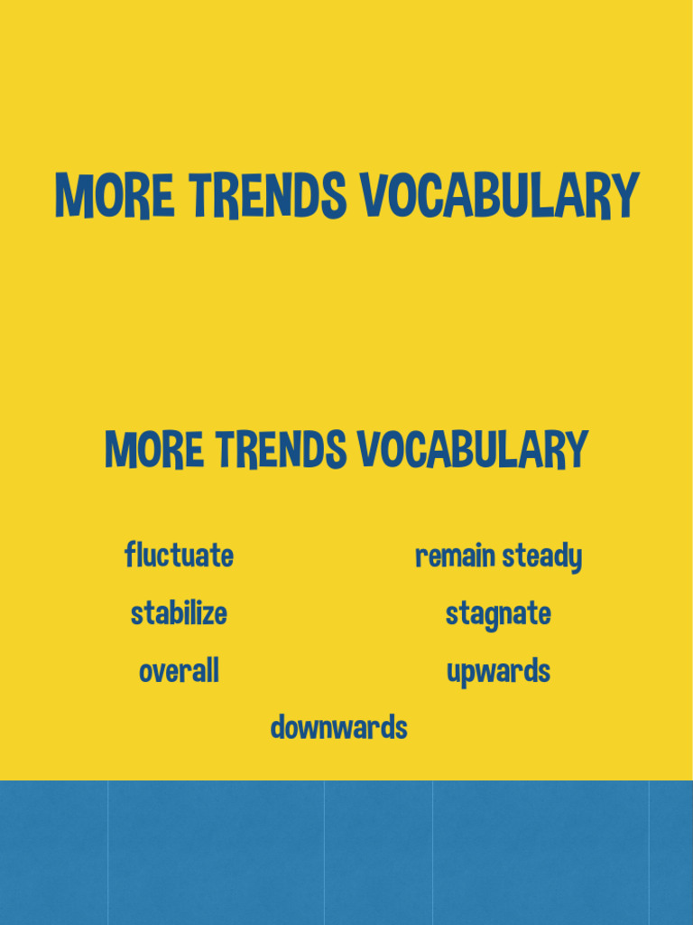More Trends Vocabulary | PDF