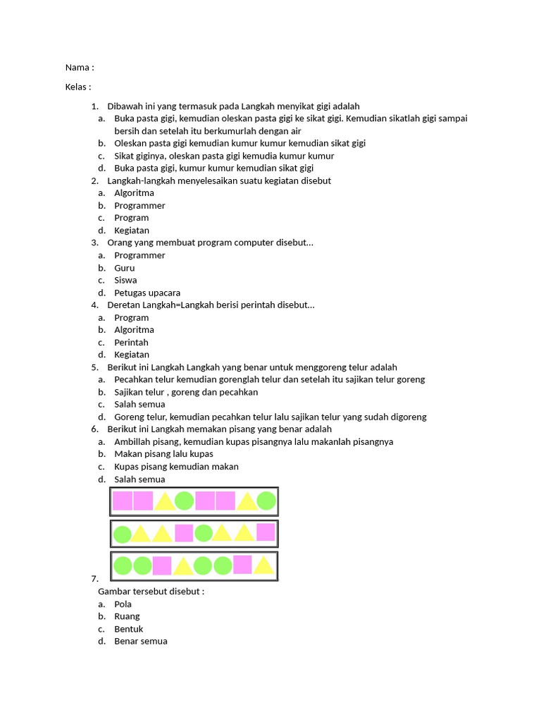 Soal Informatika | PDF