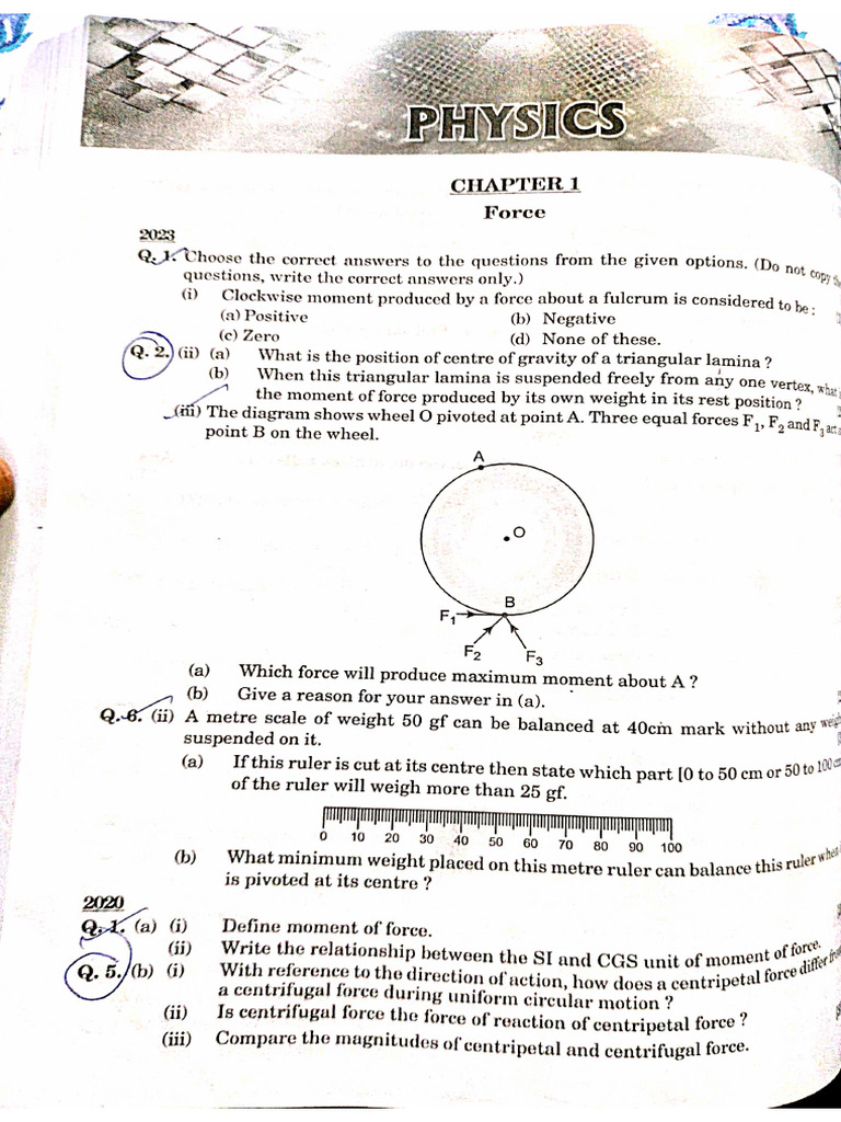 Previous Year Physics | PDF