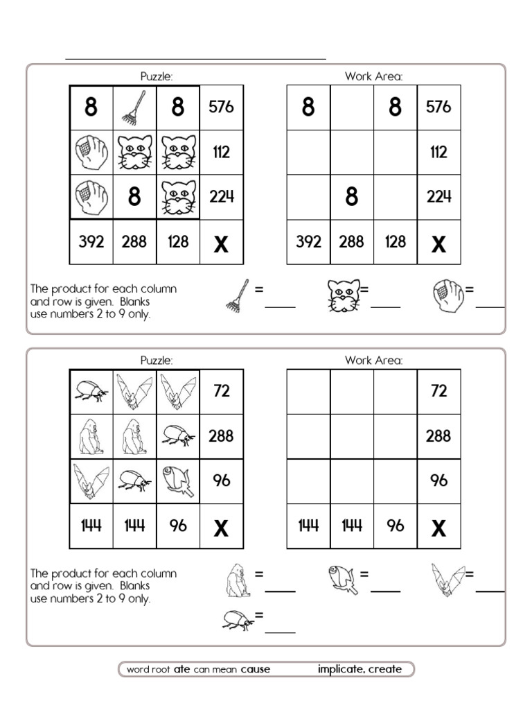 MathWorksheetsGrade6 8 5 | PDF