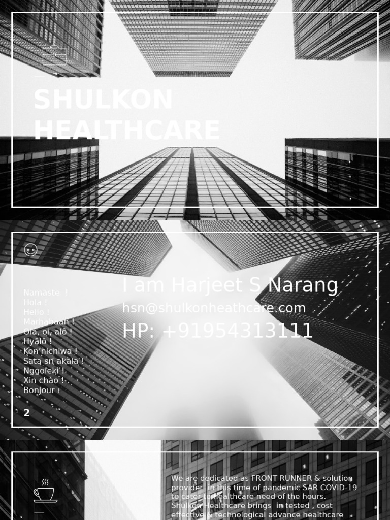 Shulkon Healthcare Tbu | PDF | Blue | Color