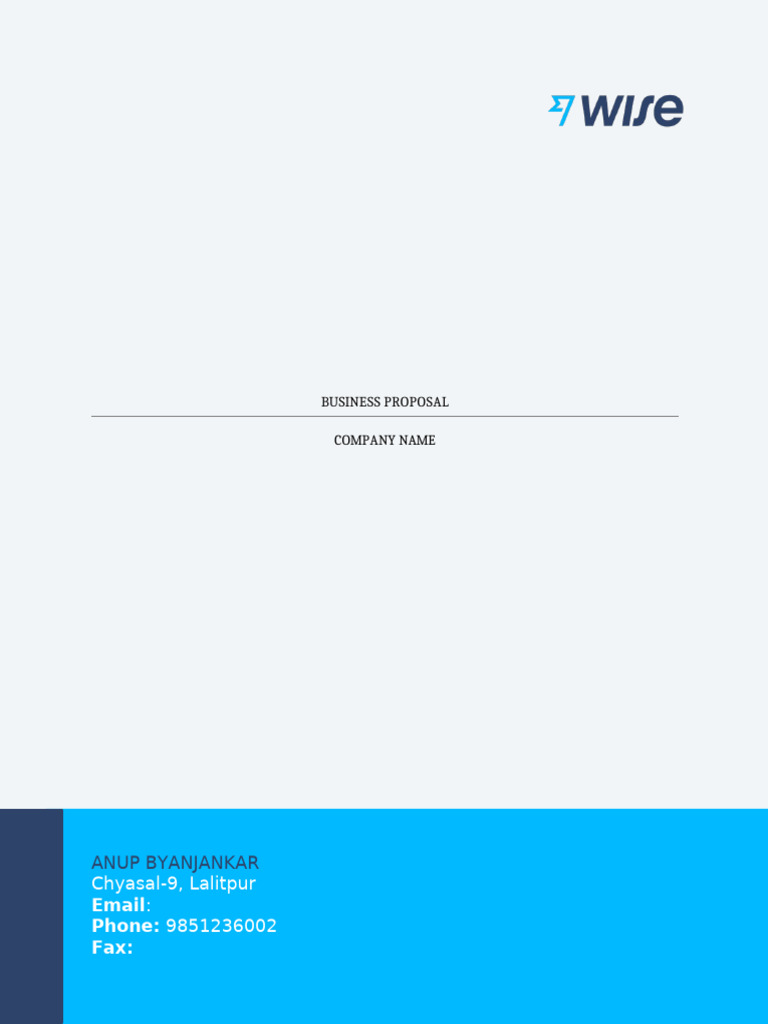Business Proposal Template | PDF Business Proposal Template | PDF