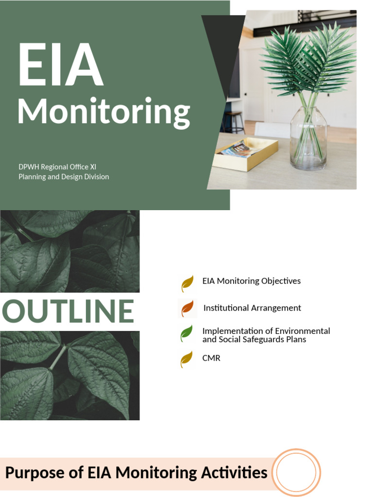 EIA Monitoring | PDF | Environmental Impact Assessment | Home & Garden