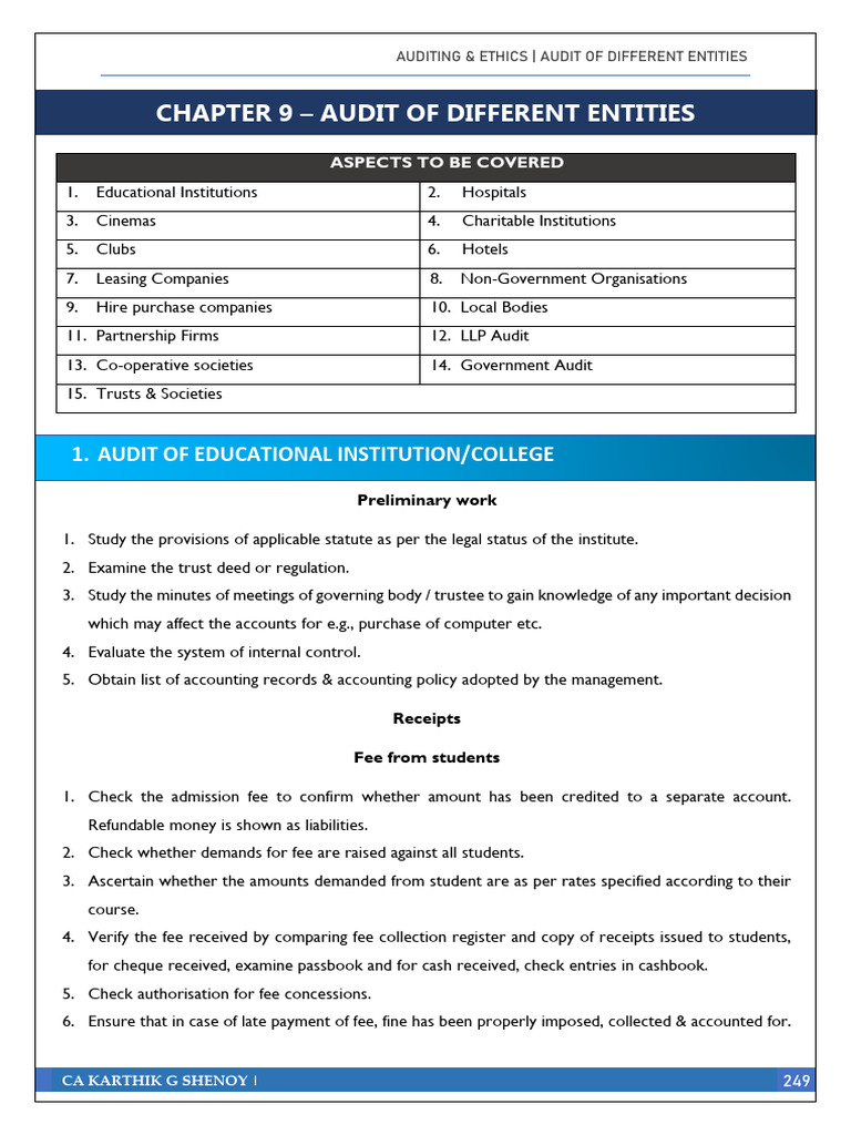 Chapter 9 - Different Entities | PDF