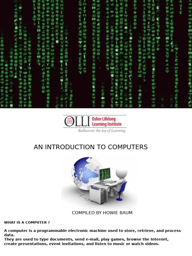 Refined Intro | PDF | Personal Computers | Technology & Engineering Refined Intro | PDF | Personal Computers | Technology & Engineering