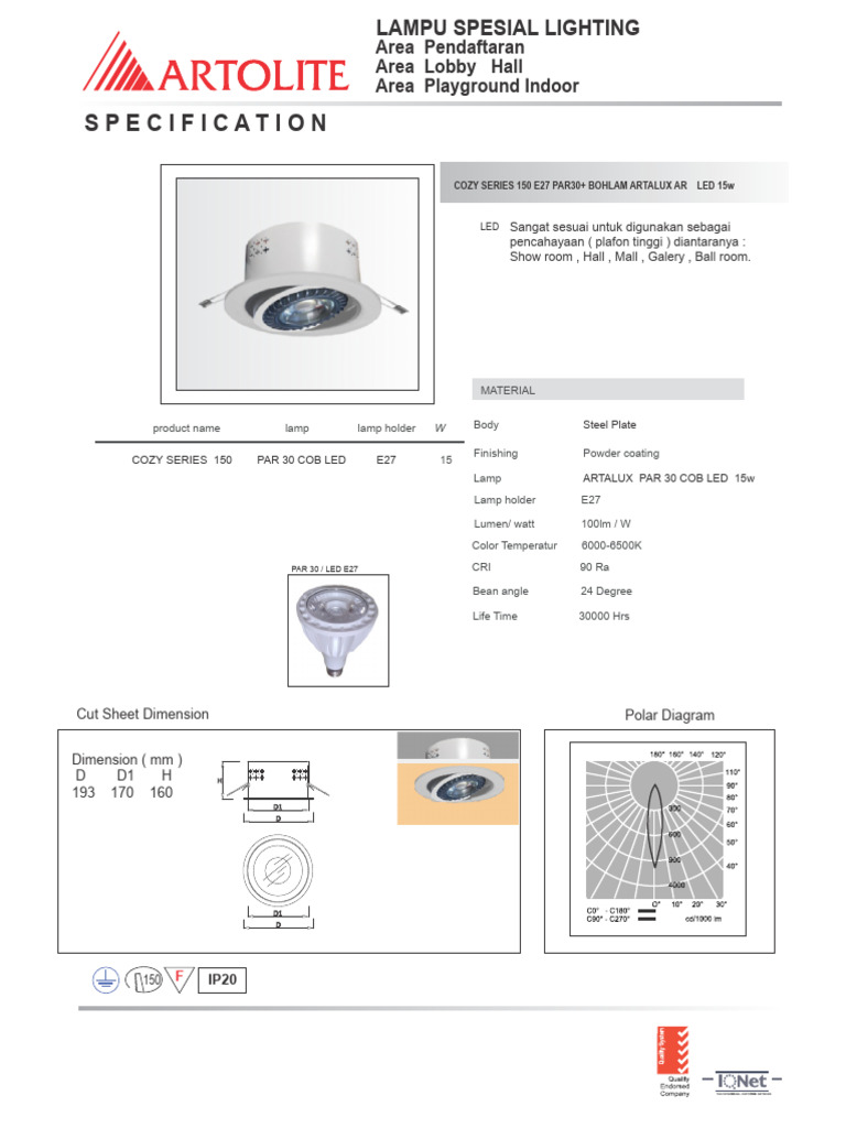 1 Lampu Spesial Lighting Area Lobby | PDF