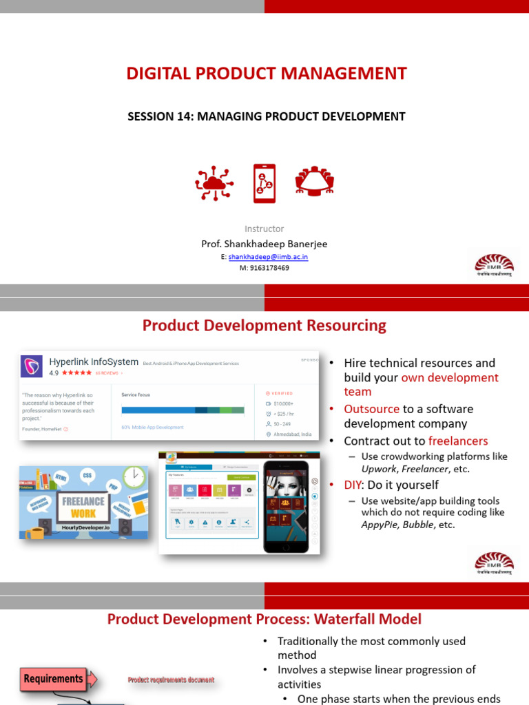 S14 - Managing Product Development | PDF