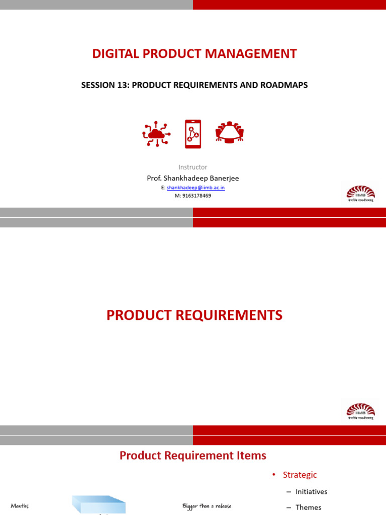 S13 - Product Requirements Roadmaps | PDF S13 - Product Requirements Roadmaps | PDF