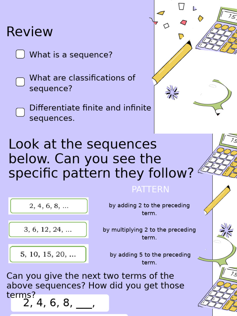 2 - Q1 - Arithmetic Sequence | PDF | Sequence | Numbers