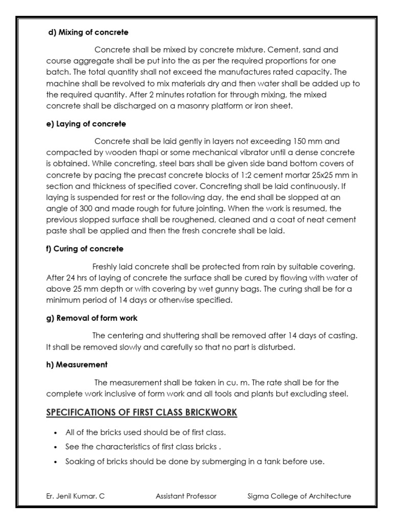 Spec Unit 1 2nd Half | PDF