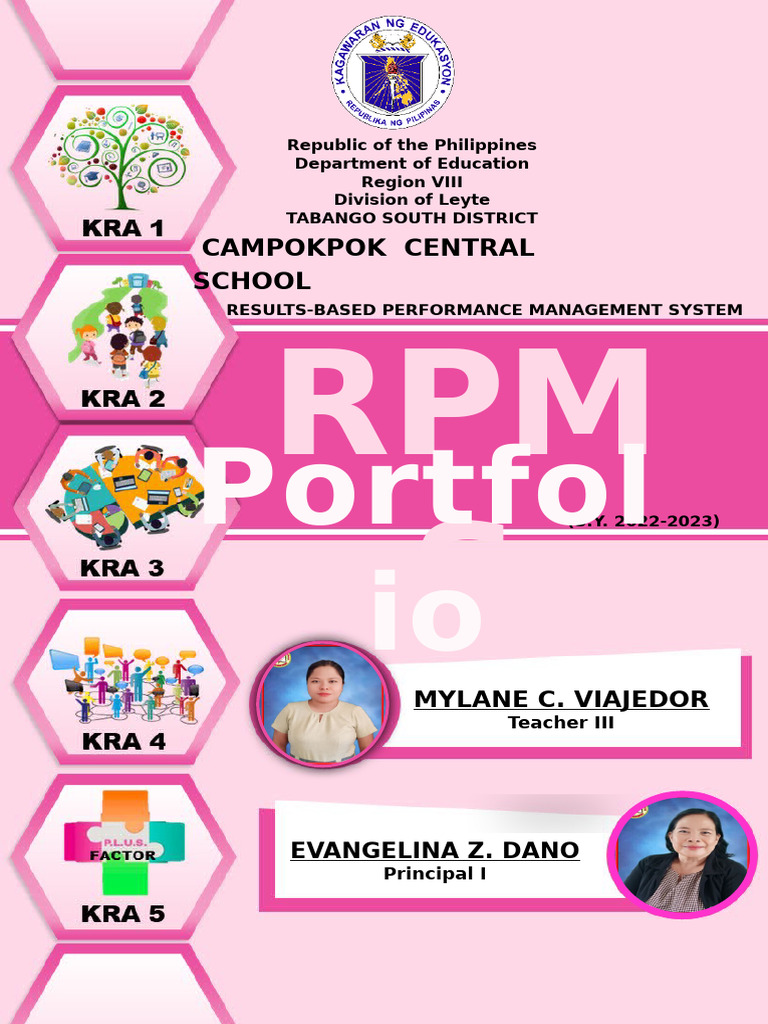 RPMS-Portfolio-pink SimpleLayoutForClassroom-A4 | PDF