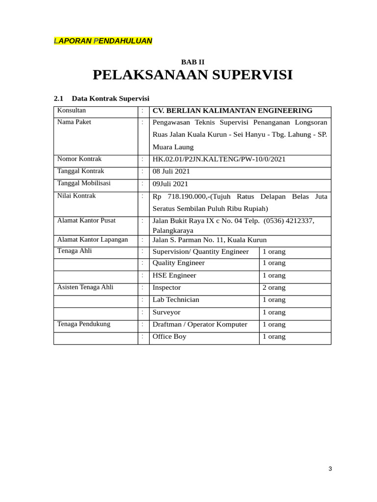 Bab 2. Pelaksanaan Supervisi | PDF