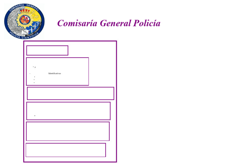 Comisaría General de Policía Científica | PDF