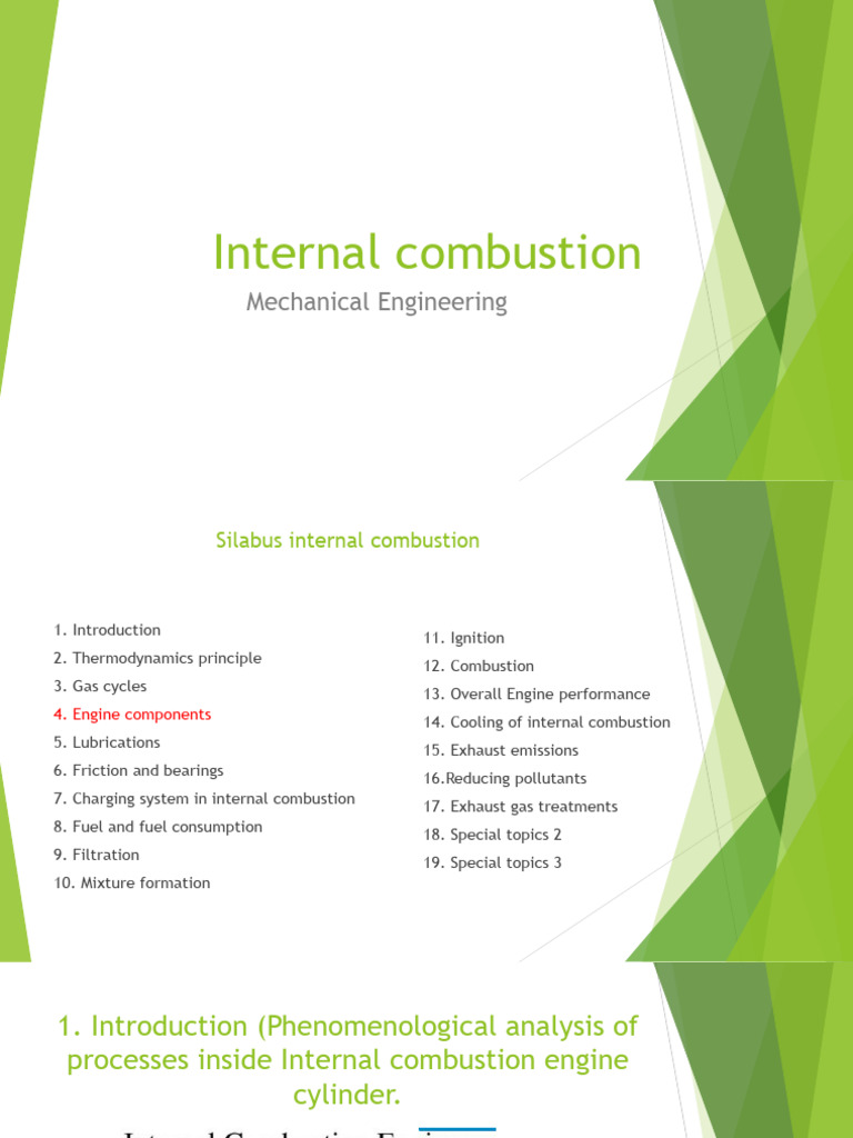 Internal Combustion 1 | PDF