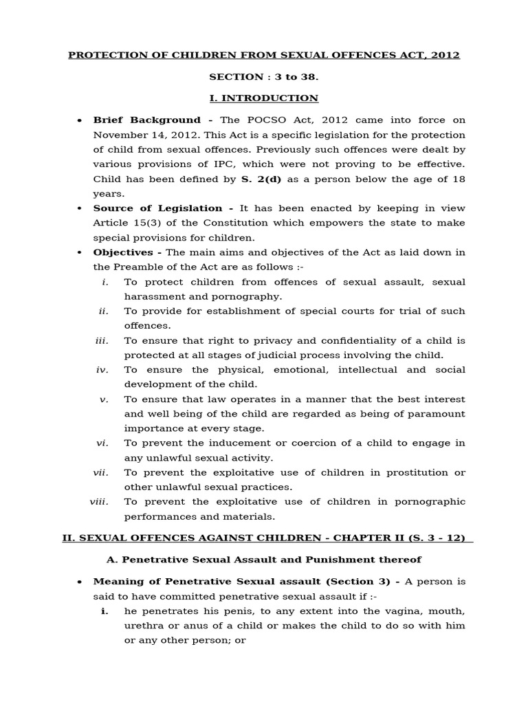 POCSO | PDF