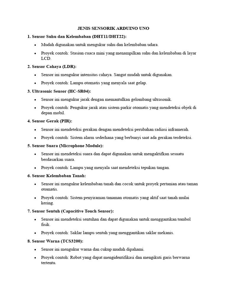 END PROJEK - PRAKTIKUM ARDUINO UNO | PDF
