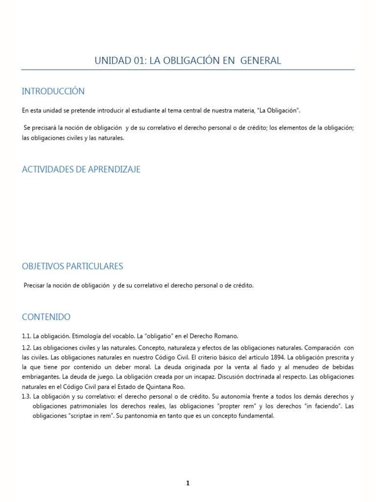 Unidad 1 | PDF