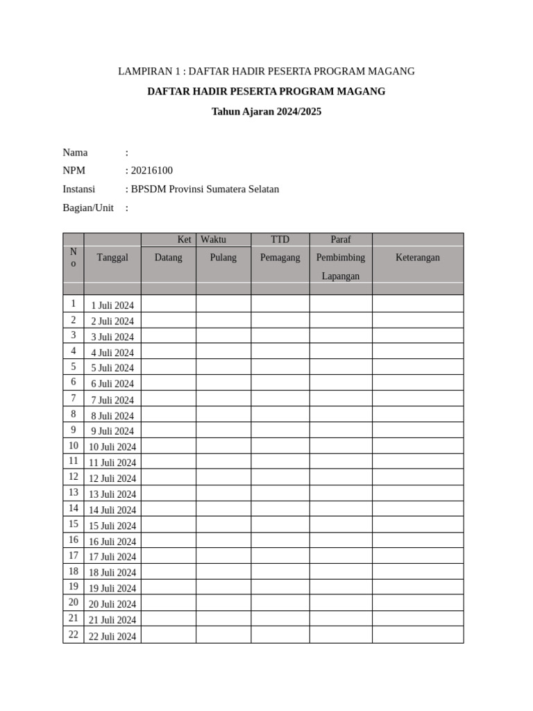 Absen Revisi | PDF