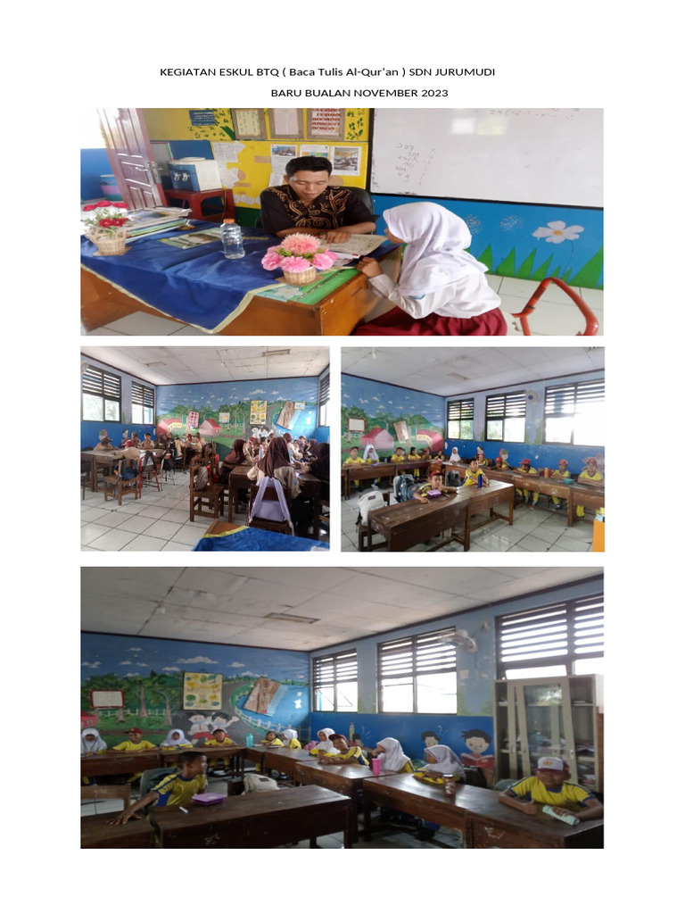 Kegiatan Eskul BT, November | PDF